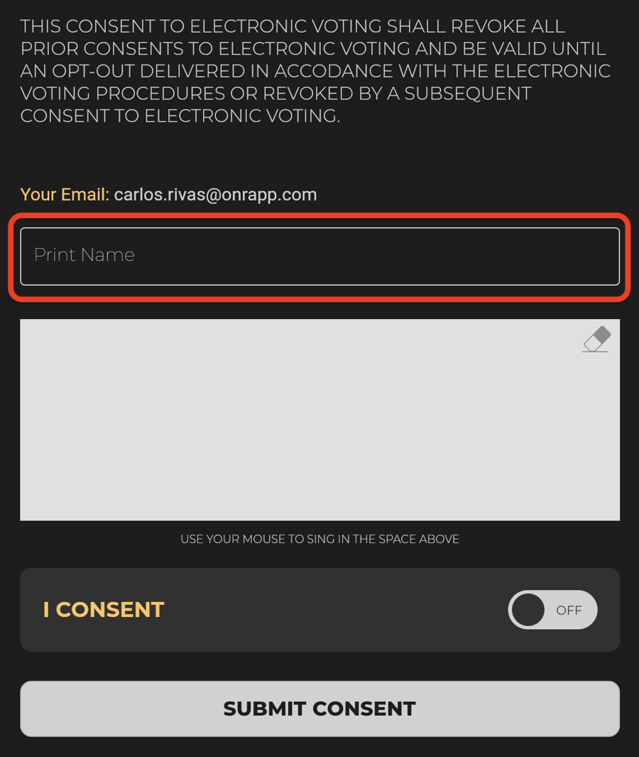 How to Consent to Online Voting in Your ONR Account (laptop/Computer ...